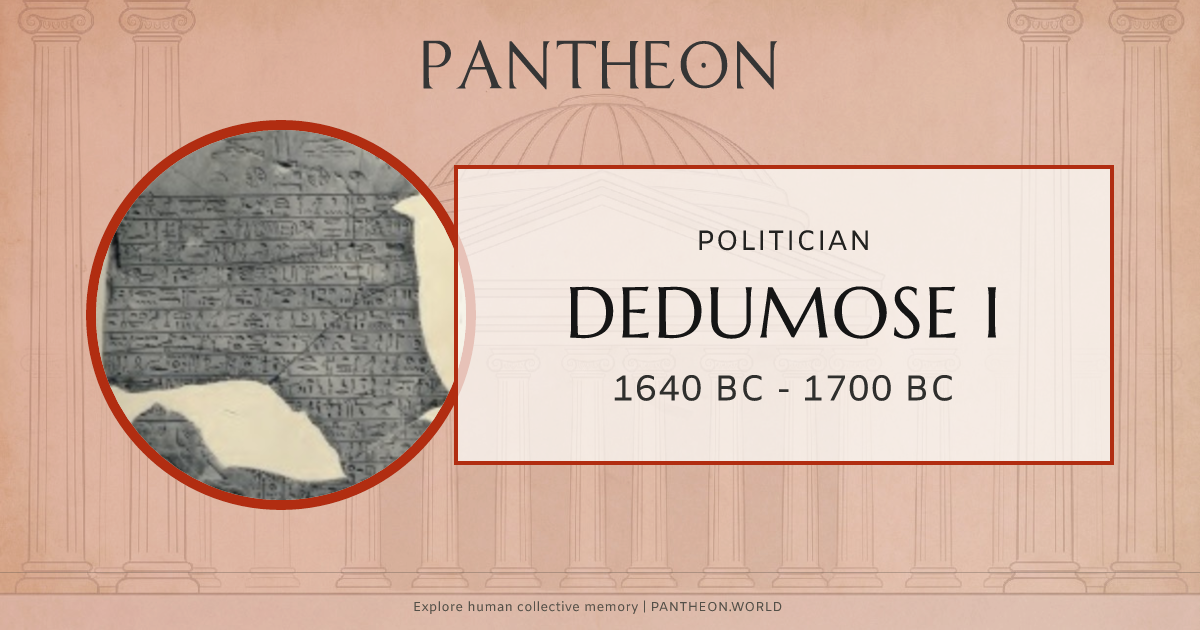 Dedumose I Biography | Pantheon