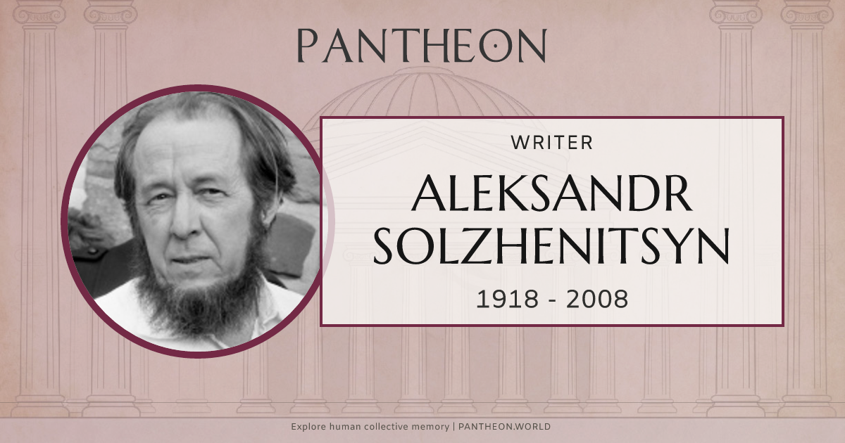 Aleksandr Solzhenitsyn Biography | Pantheon