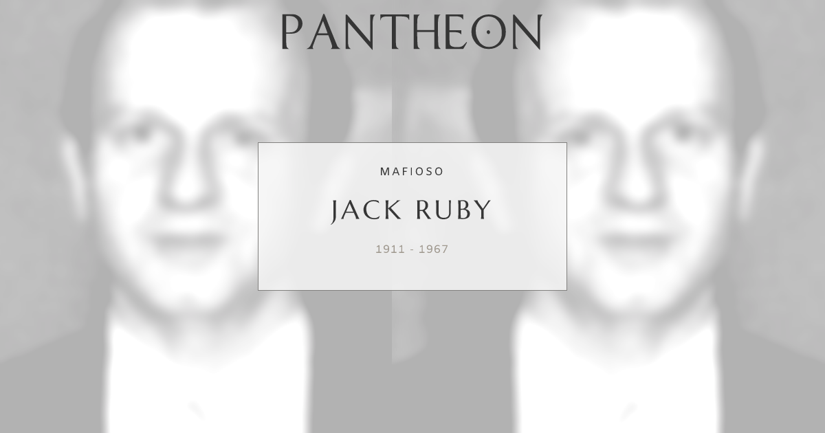 Jack Ruby Biography | Pantheon