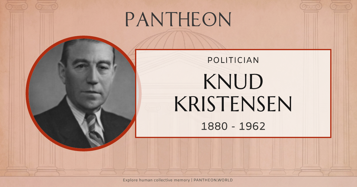 Knud Kristensen Biography | Pantheon