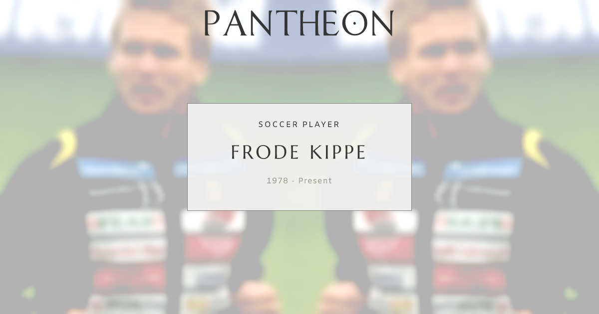 Frode Kippe Biography | Pantheon