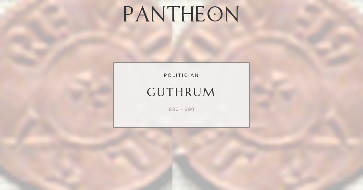 Guthrum Biography | Pantheon