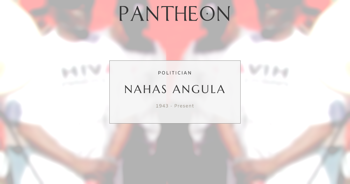 Nahas Angula Biography | Pantheon