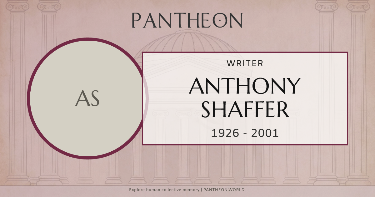 Anthony Shaffer Biography | Pantheon