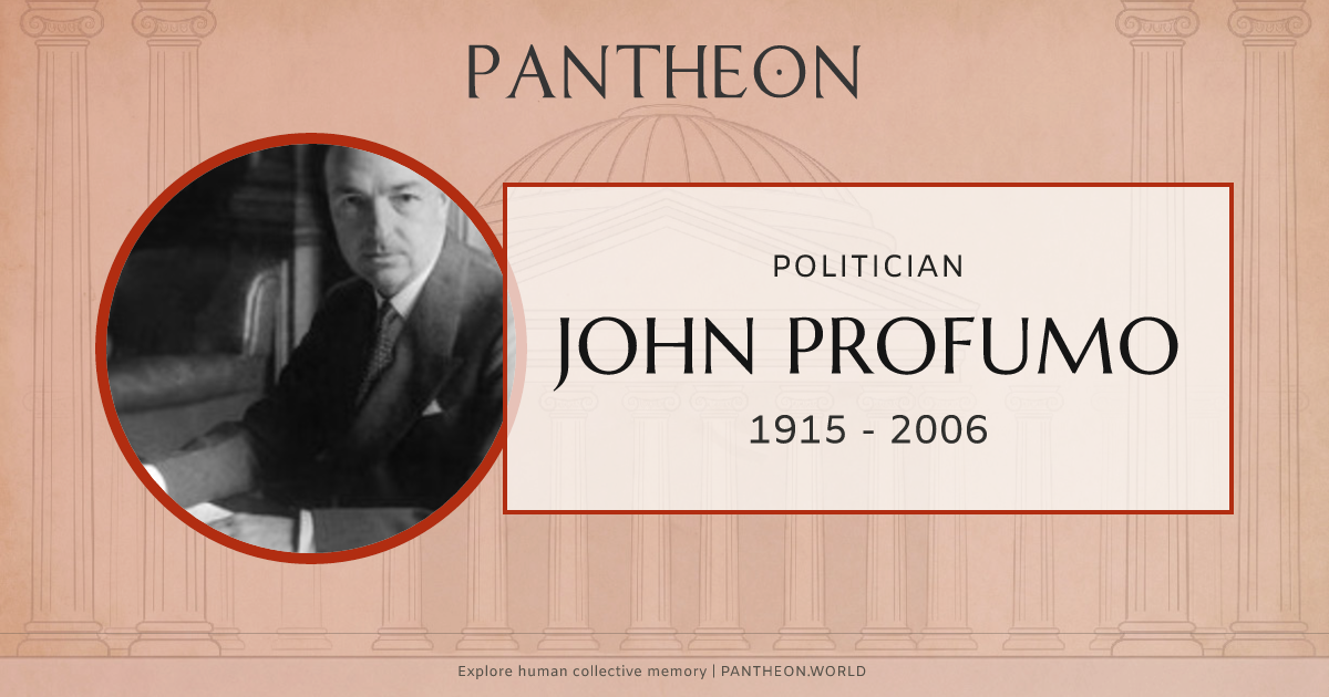 John Profumo Biography | Pantheon
