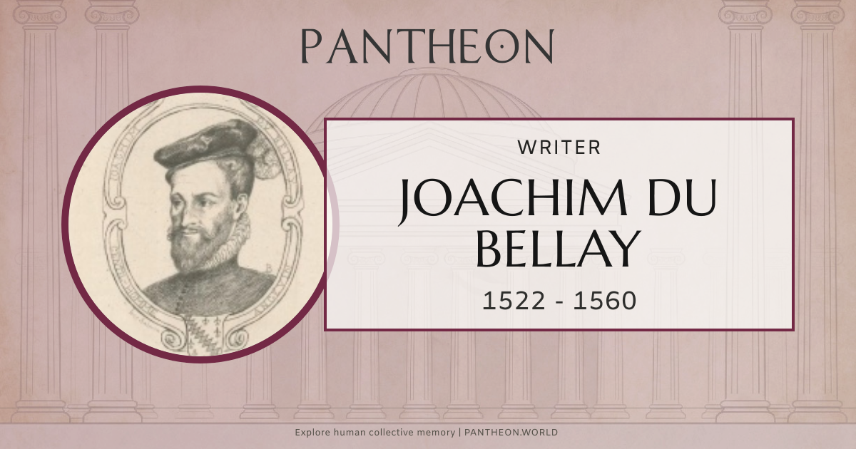 Joachim du Bellay Biography | Pantheon