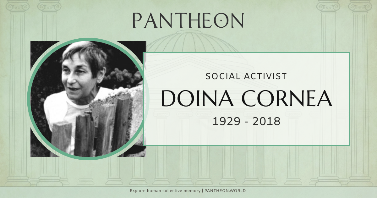 Doina Cornea Biography | Pantheon