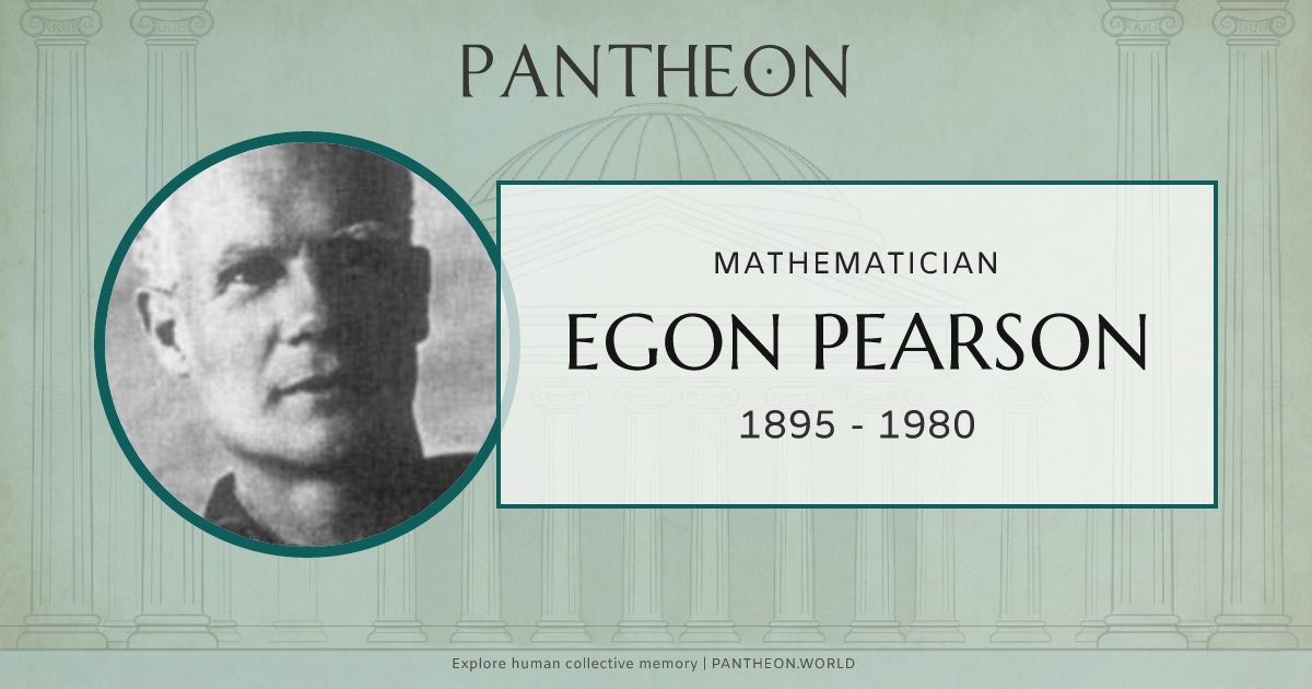 Egon Pearson Biography | Pantheon