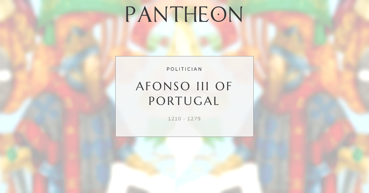 Afonso III of Portugal Biography | Pantheon
