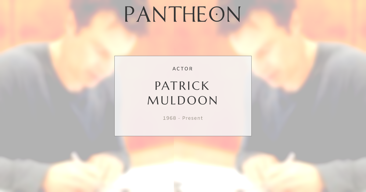 Patrick Muldoon Biography | Pantheon