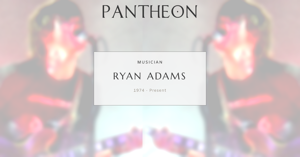 Ryan Adams Biography | Pantheon