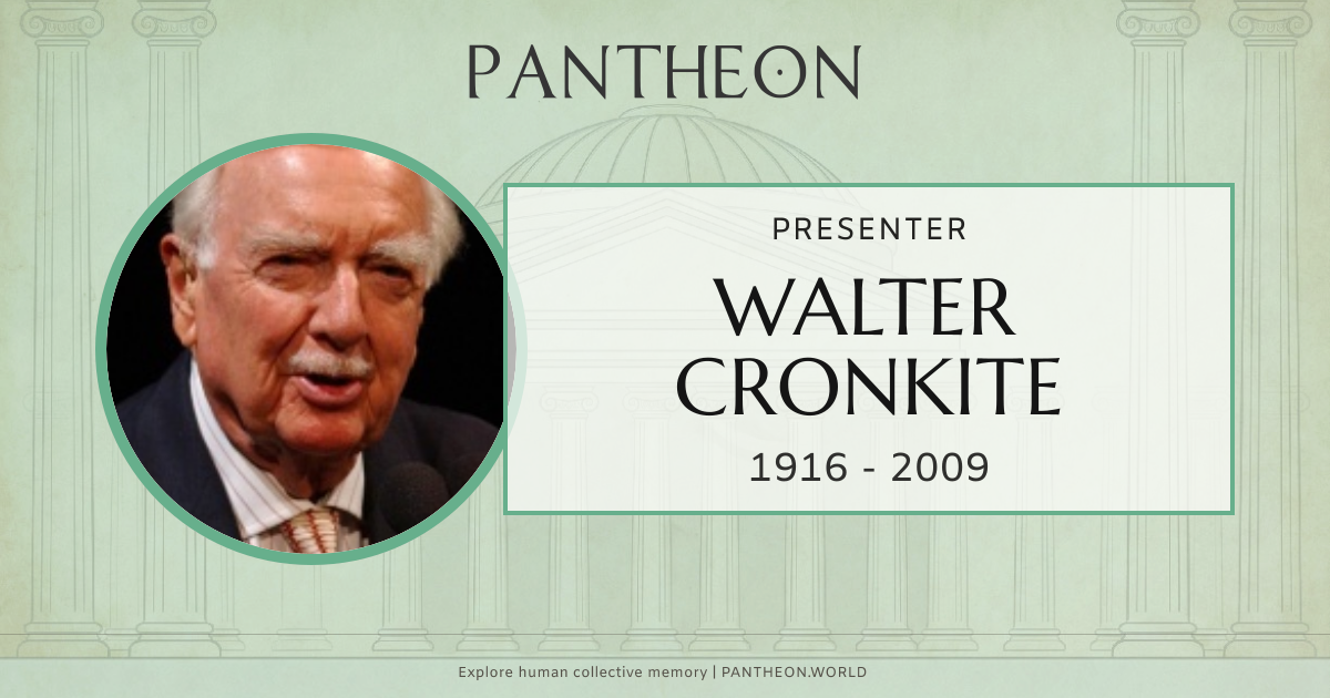 Walter Cronkite Biography | Pantheon