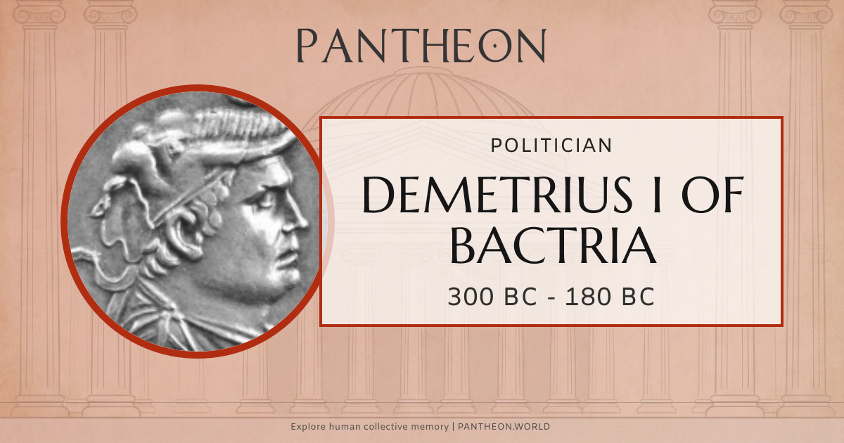 Demetrius I of Bactria Biography | Pantheon