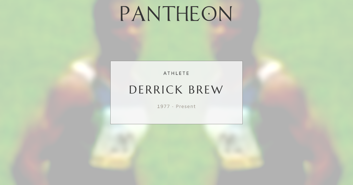 Derrick Brew Biography | Pantheon