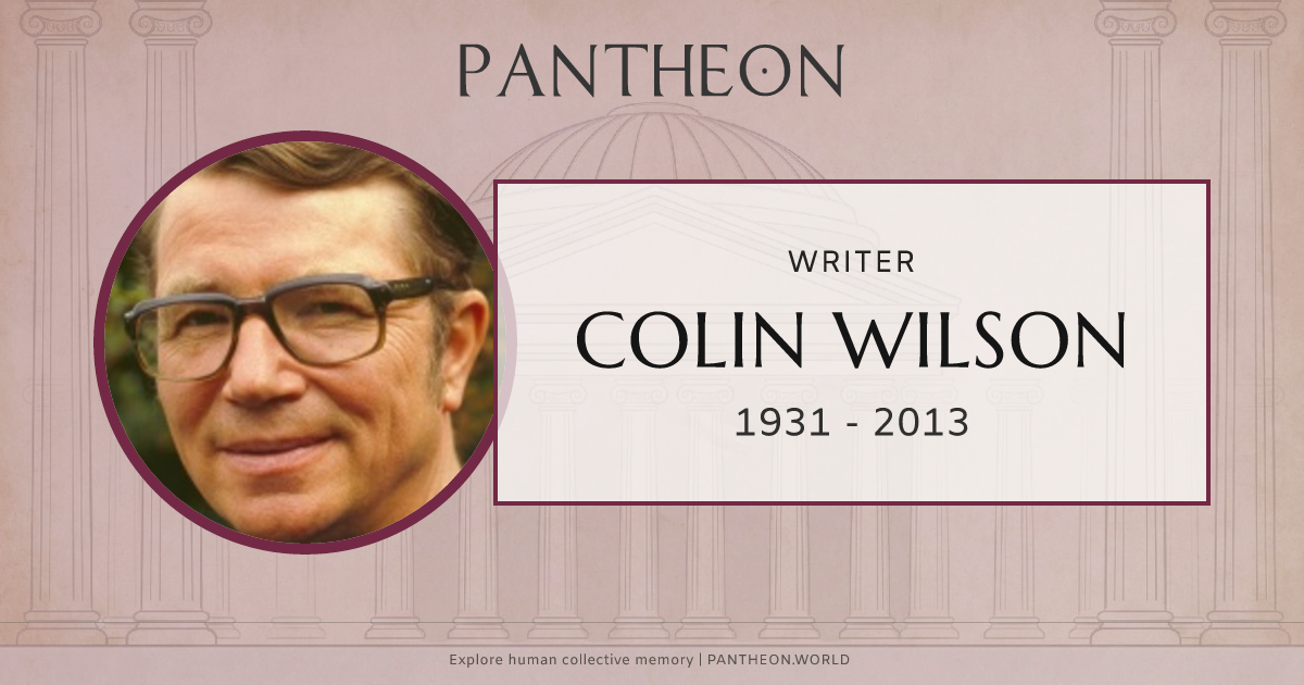 Colin Wilson Biography | Pantheon