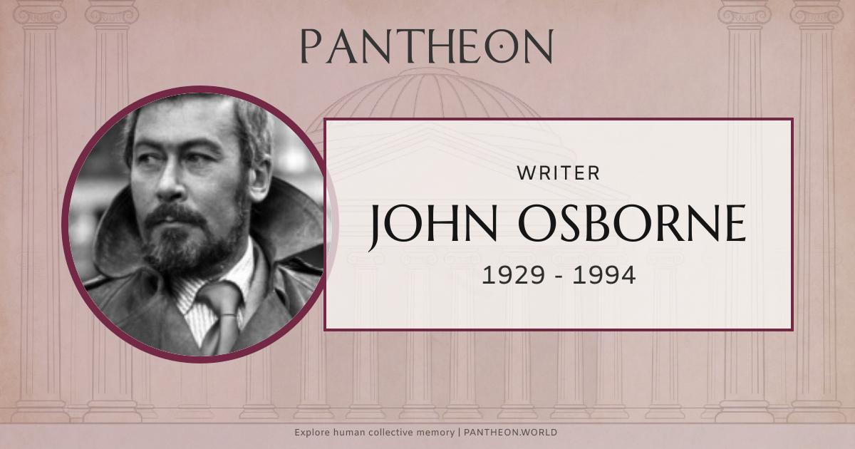 John Osborne Biography | Pantheon
