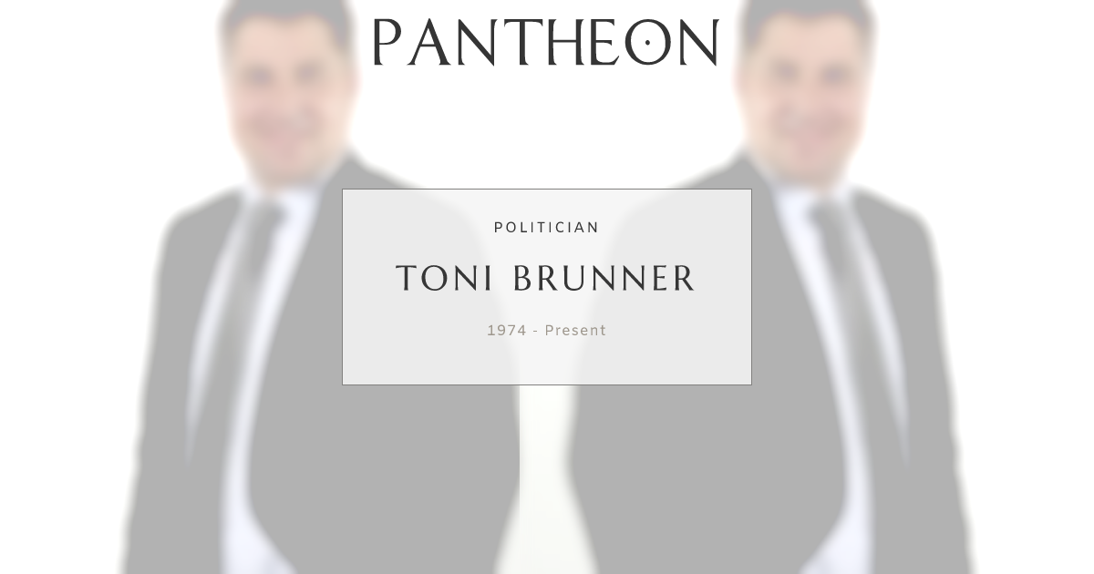 Toni Brunner Biography | Pantheon