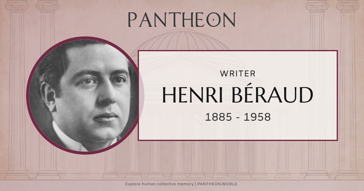 Henri Béraud Biography | Pantheon