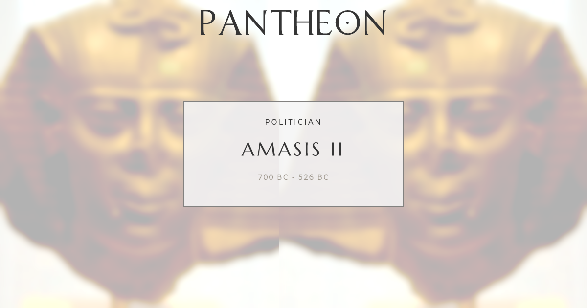 Amasis II Biography | Pantheon