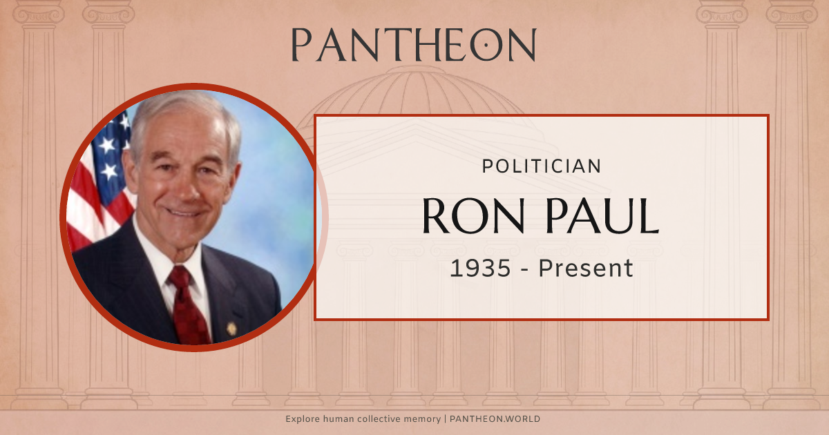 Ron Paul Biography | Pantheon