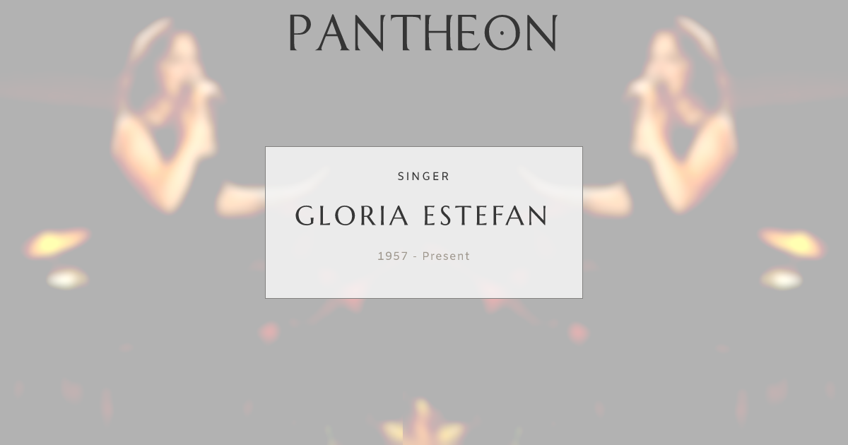 Gloria Estefan Biography | Pantheon