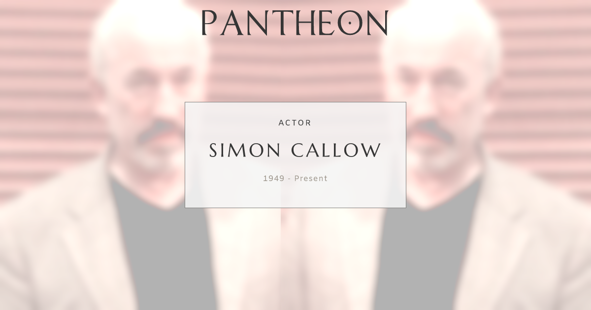 Simon Callow Biography | Pantheon
