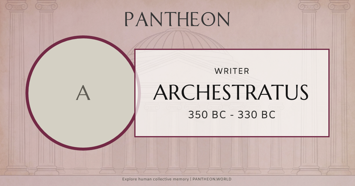 Archestratus Biography | Pantheon