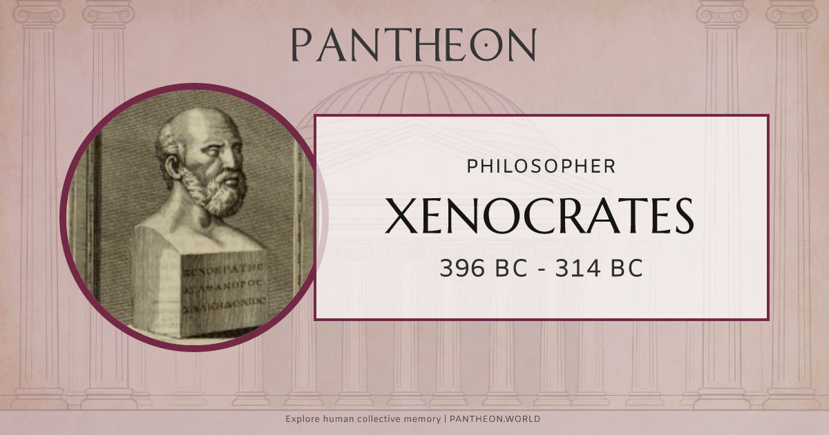 Xenocrates Biography | Pantheon