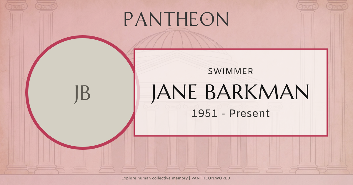 Jane Barkman Biography | Pantheon