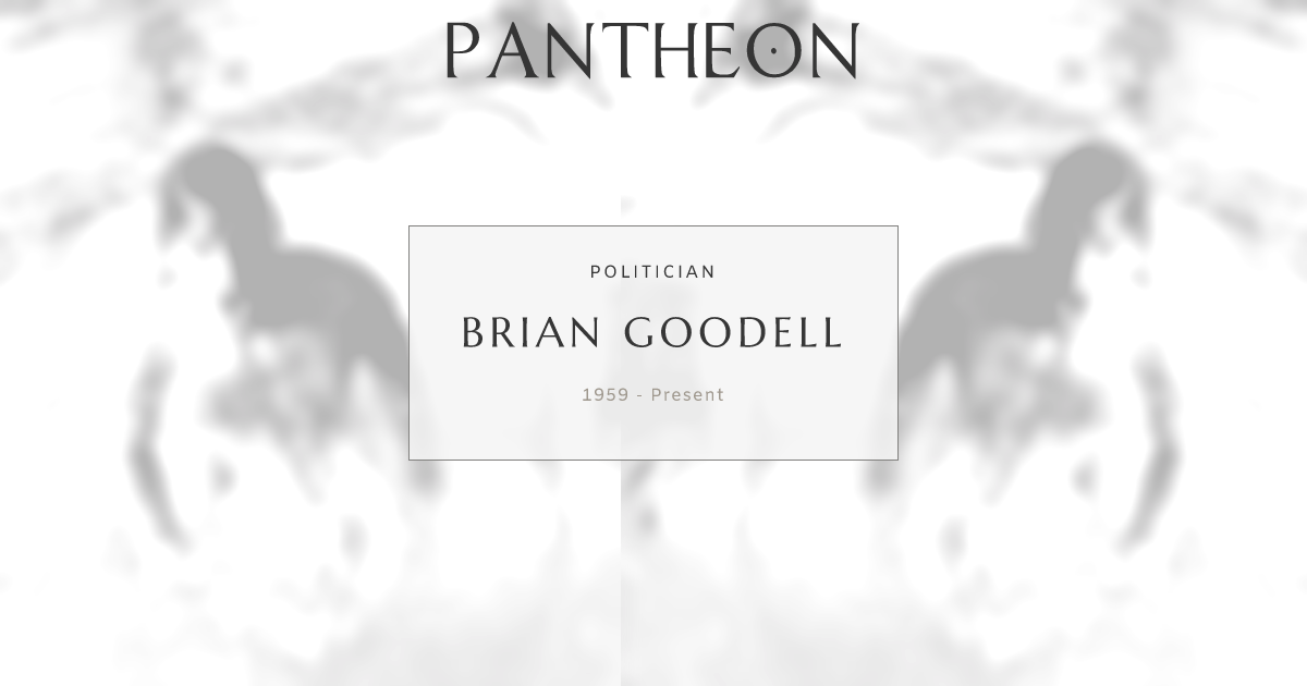 Brian Goodell Biography | Pantheon