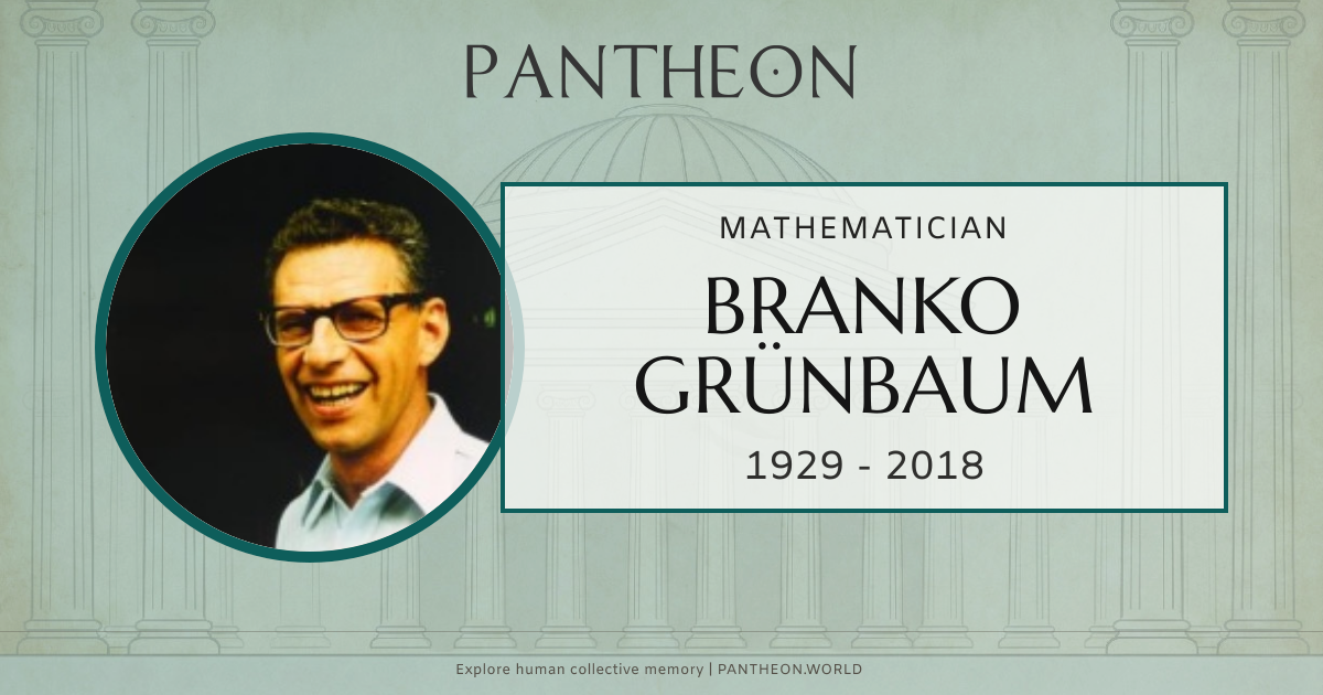 Branko Grünbaum Biography | Pantheon