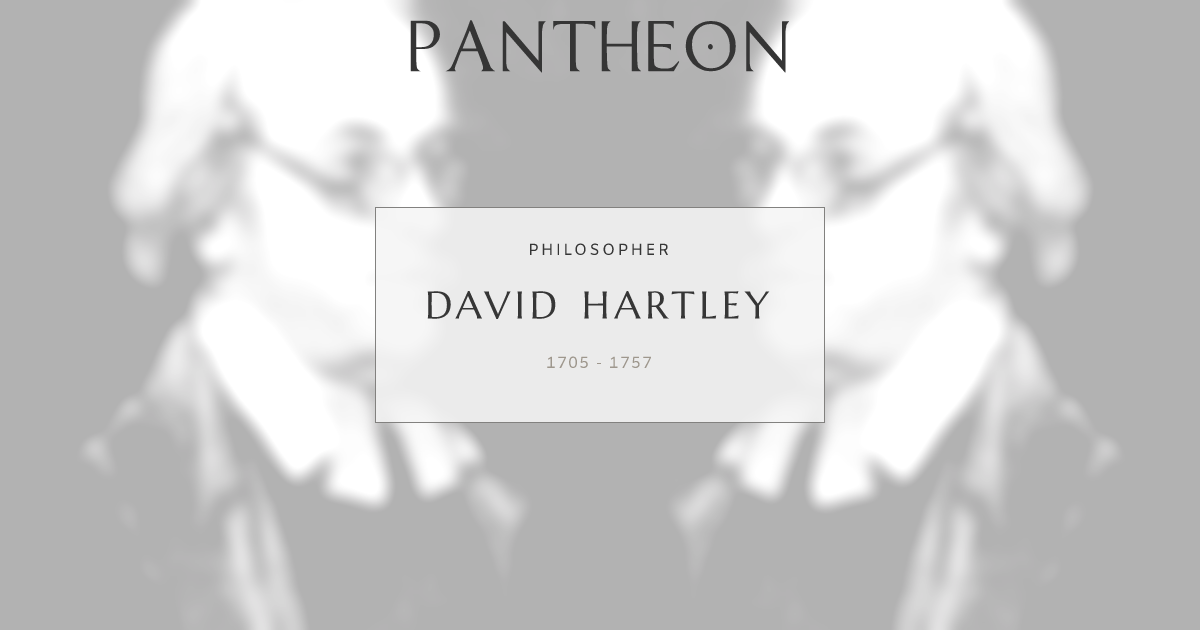 David Hartley Biography | Pantheon
