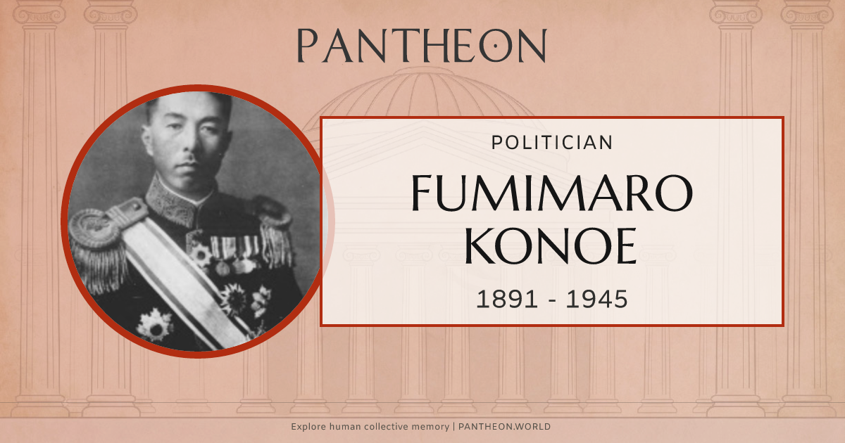 Fumimaro Konoe Biography | Pantheon