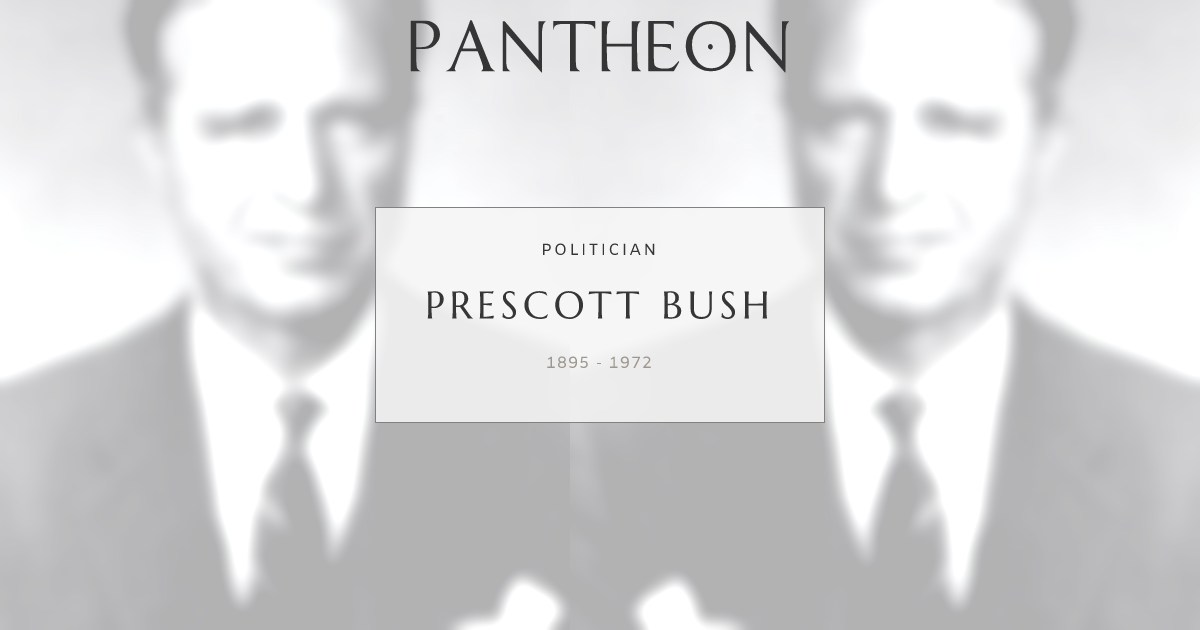 Prescott Bush Biography | Pantheon
