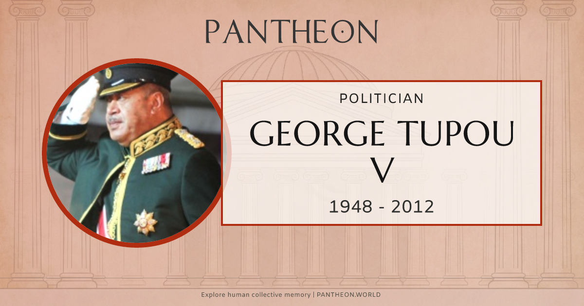 George Tupou V Biography | Pantheon