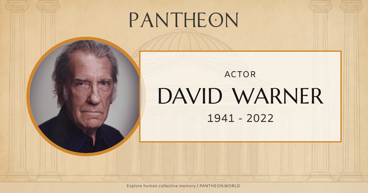 David Warner Biography | Pantheon