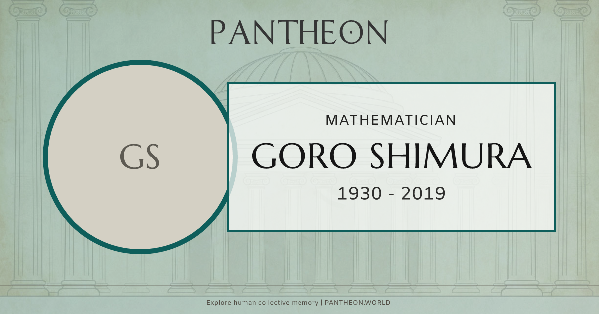 Goro Shimura Biography | Pantheon