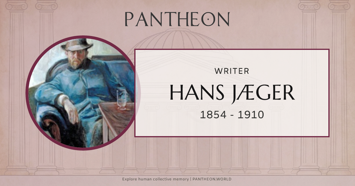 Hans Jæger Biography | Pantheon
