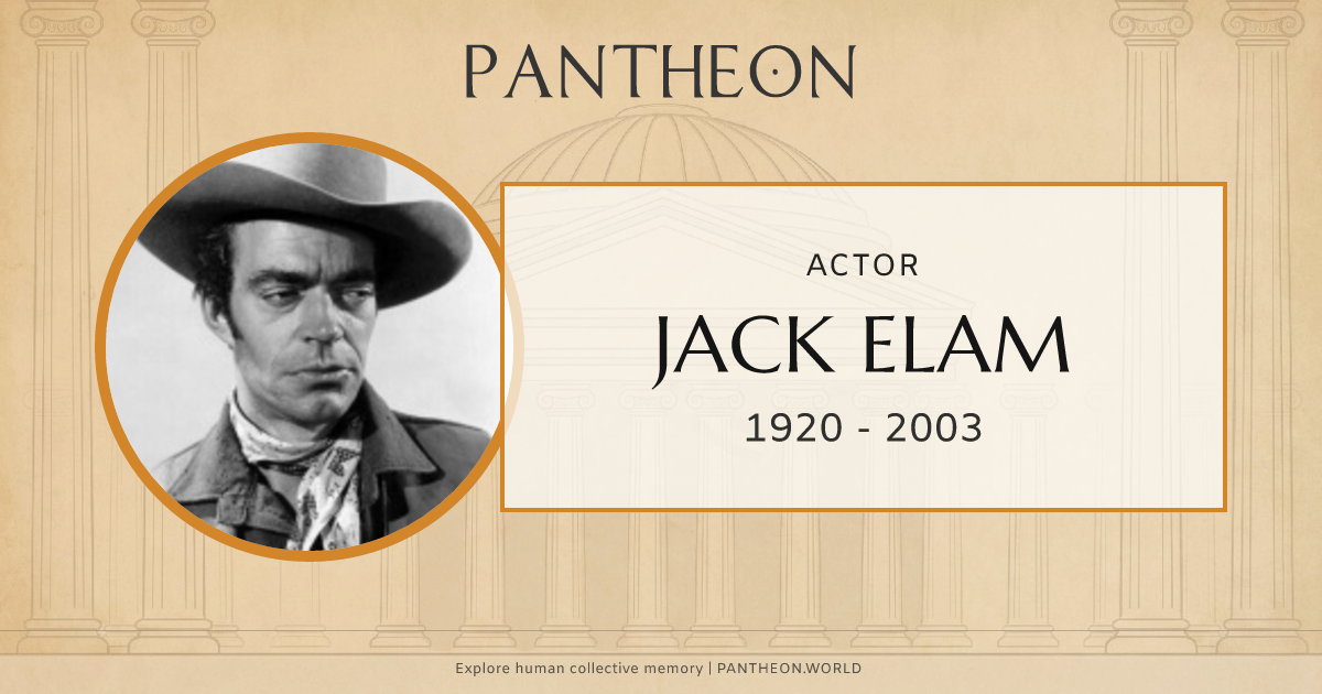 Jack Elam Biography | Pantheon
