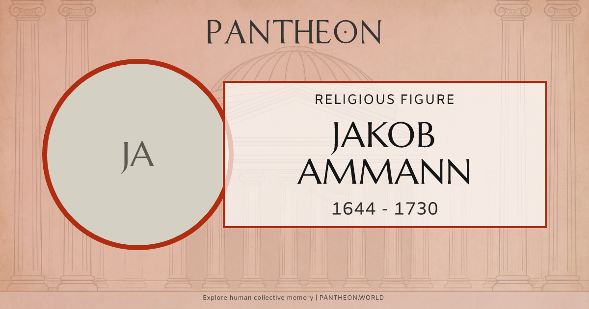 Jakob Ammann Biography | Pantheon