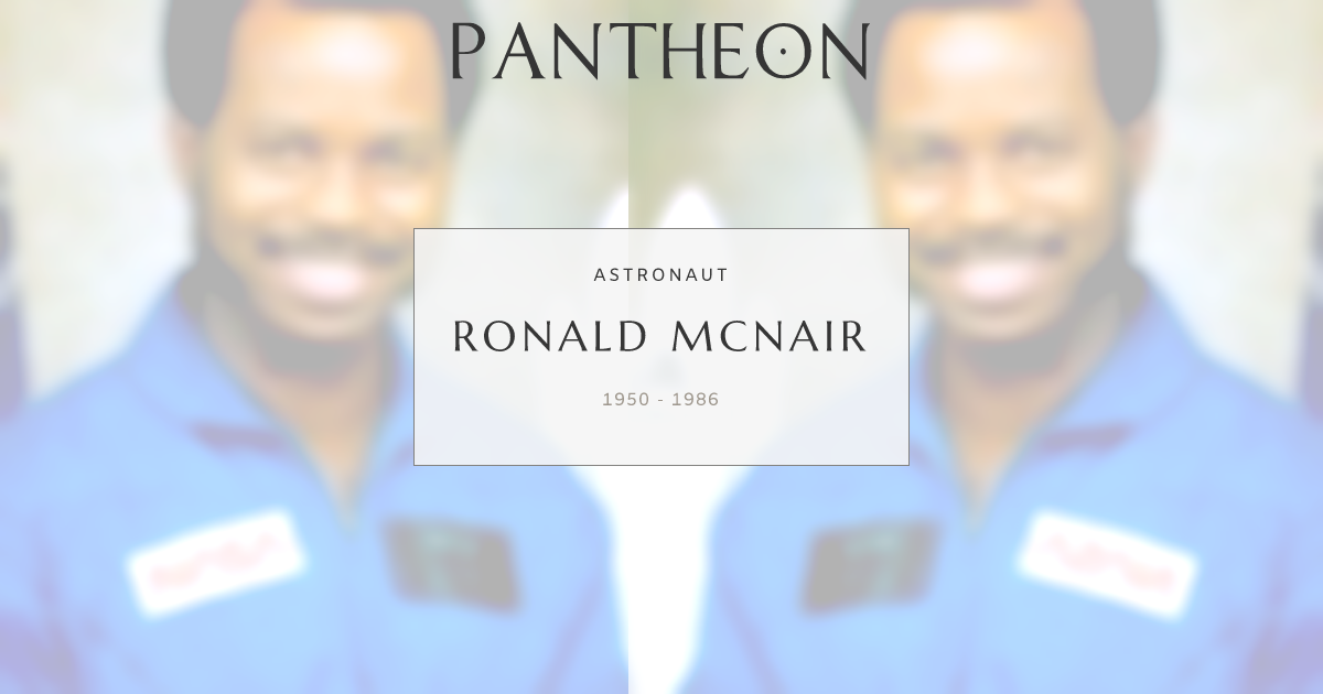 Ronald McNair Biography | Pantheon