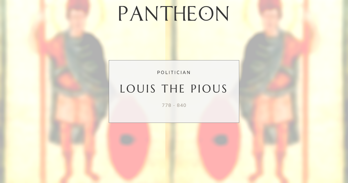 Louis the Pious Biography | Pantheon