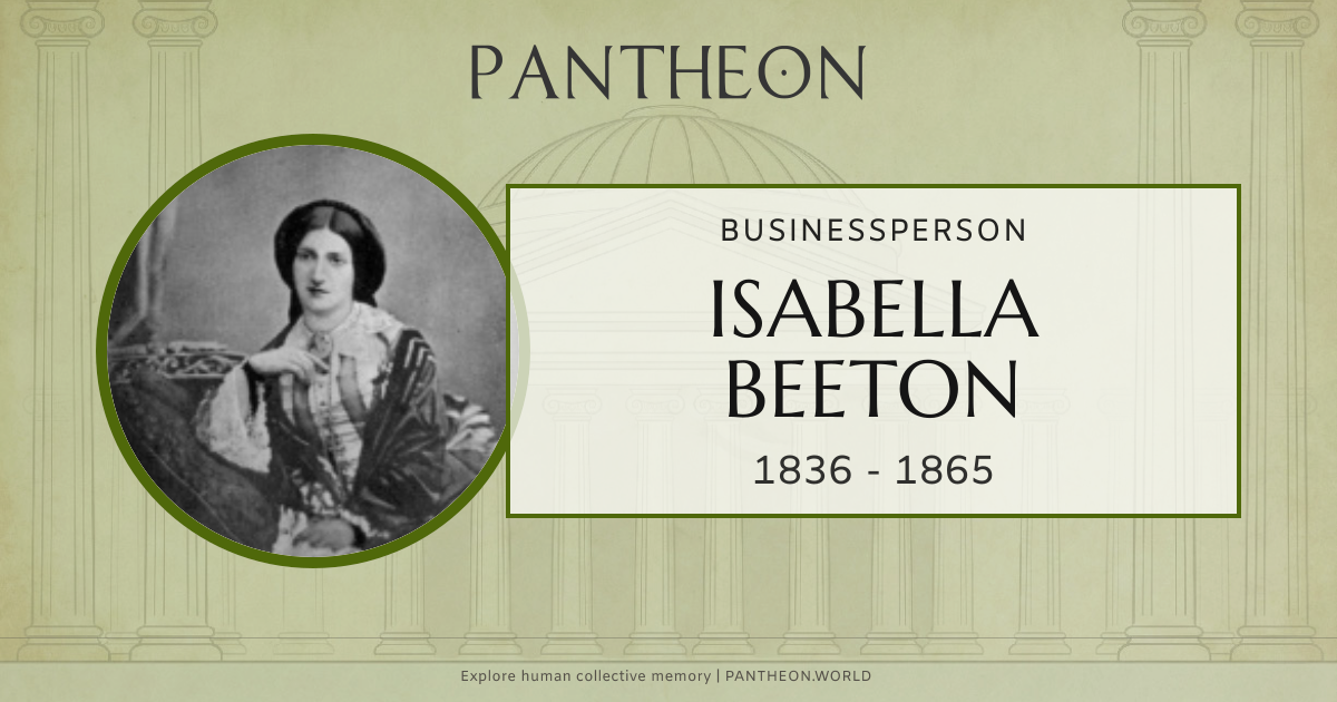 Isabella Beeton Biography | Pantheon