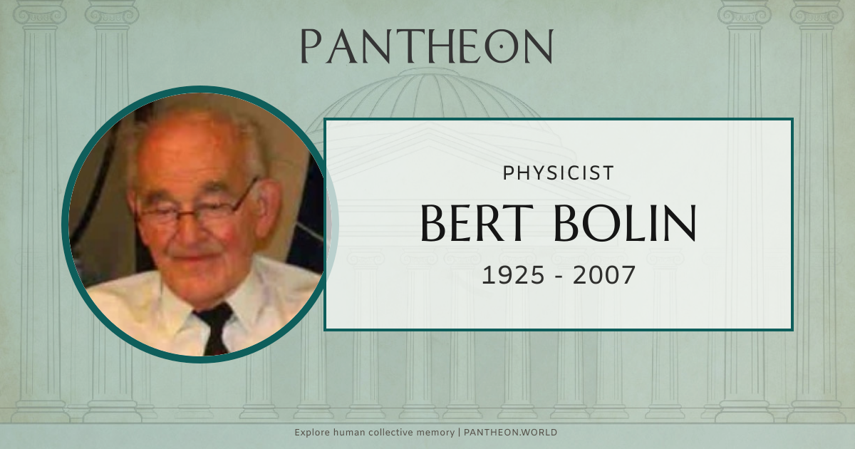 Bert Bolin Biography | Pantheon