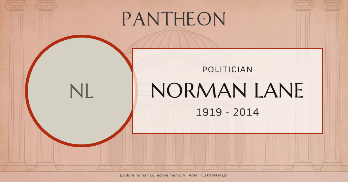 Norman Lane Biography | Pantheon