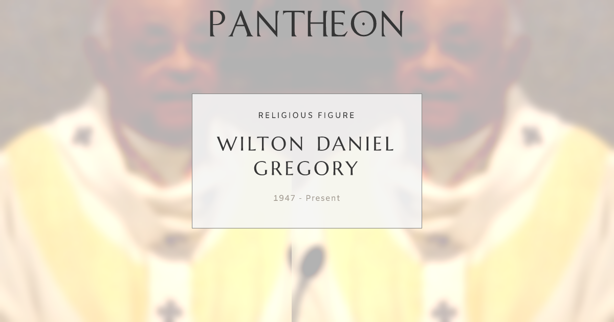 Wilton Daniel Gregory Biography | Pantheon