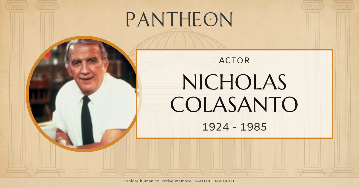 Nicholas Colasanto Biography | Pantheon