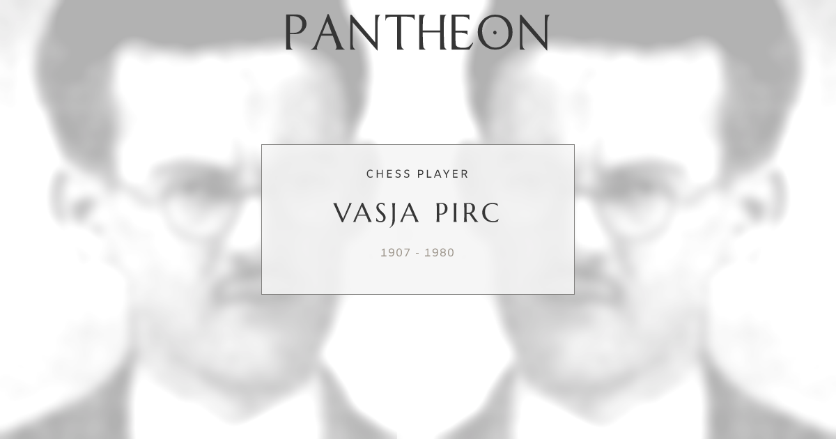Vasja Pirc Biography | Pantheon