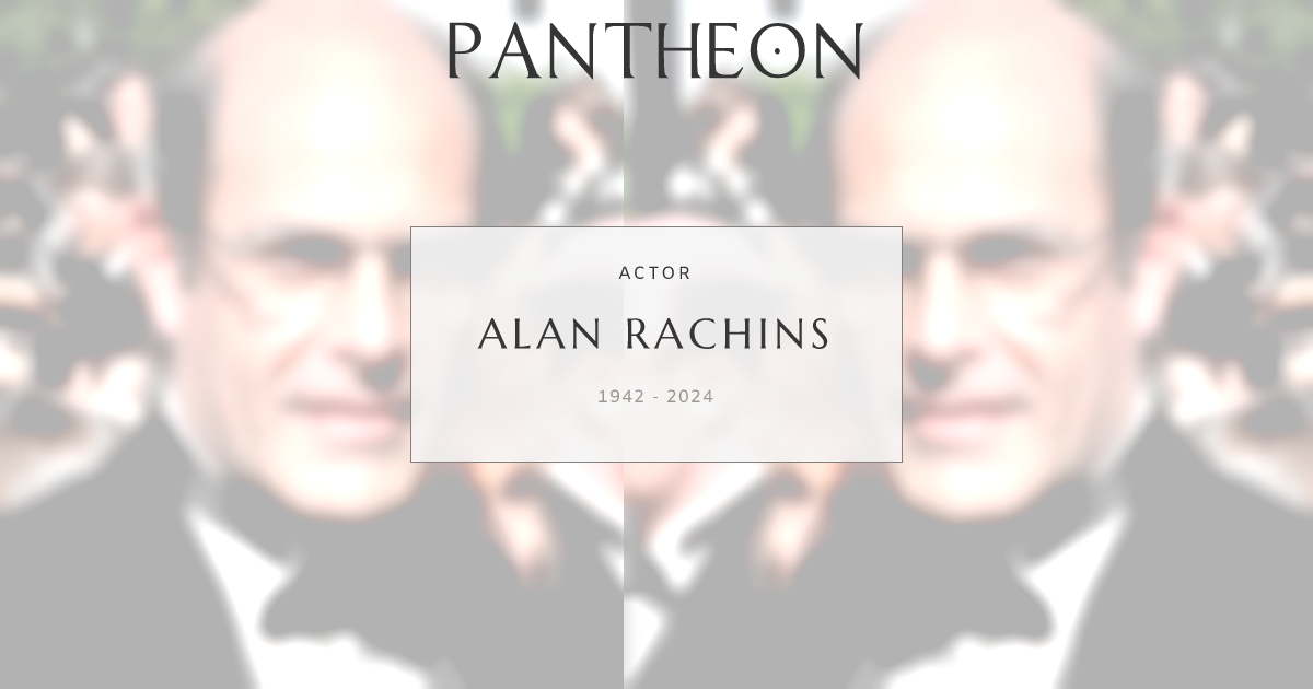 Alan Rachins Biography | Pantheon
