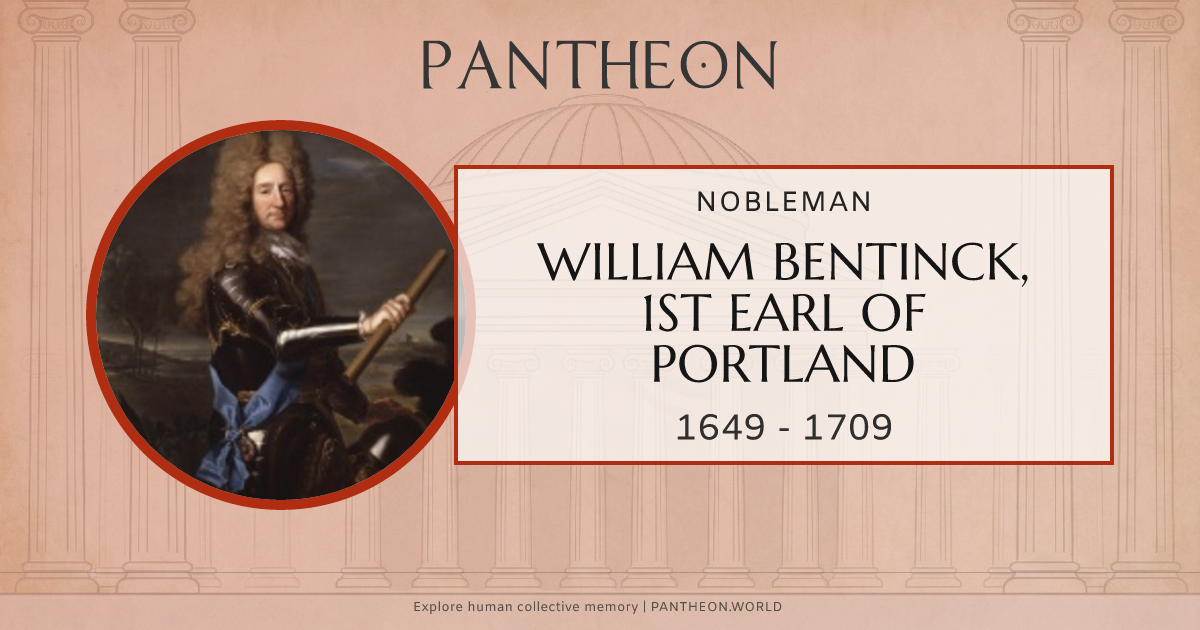 William Bentinck, 1st Earl of Portland Biography | Pantheon